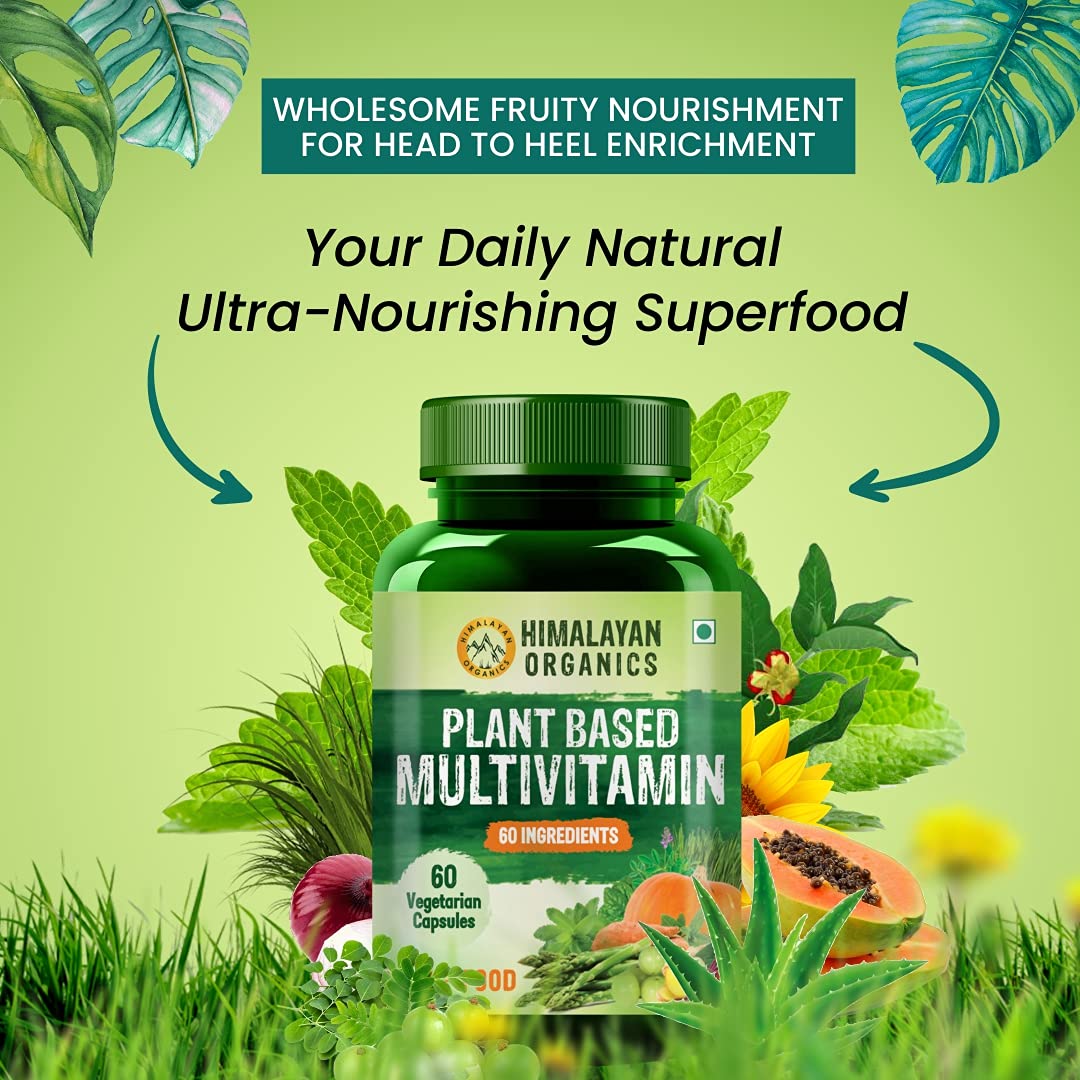 Himalayan Organics Plant Based Multivitamin, 60 Capsules Price, Uses ...