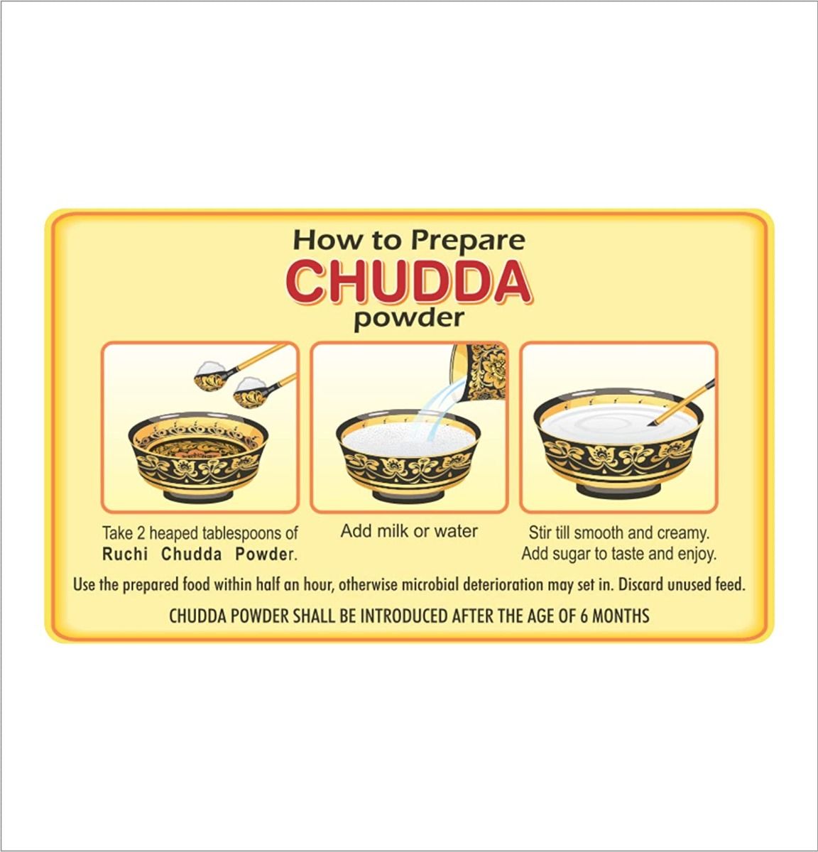 Ruchi Chudda Rice Cereal Powder, 500 gm (5x100 gm) Price, Uses, Side ...