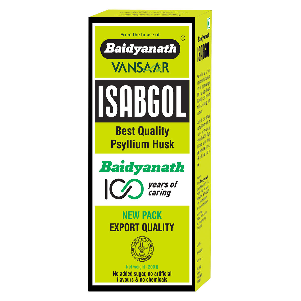 Baidyanath Vansaar Isabgol Powder, 200 gm Price, Uses, Side Effects ...