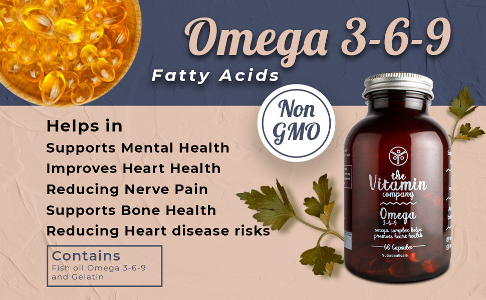 The Vitamin Company Omega 3-6-9, 60 Capsules Price, Uses, Side Effects ...