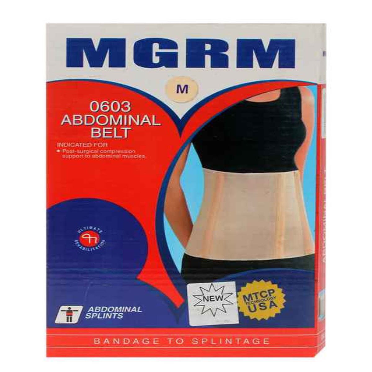 Buy MGRM Abdominal Belt Medium 0603, 1 Count | 19 Minutes Delivery ...