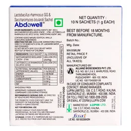 Abdowell Sachet 1 gm | Uses, Side Effects, Price | Apollo Pharmacy