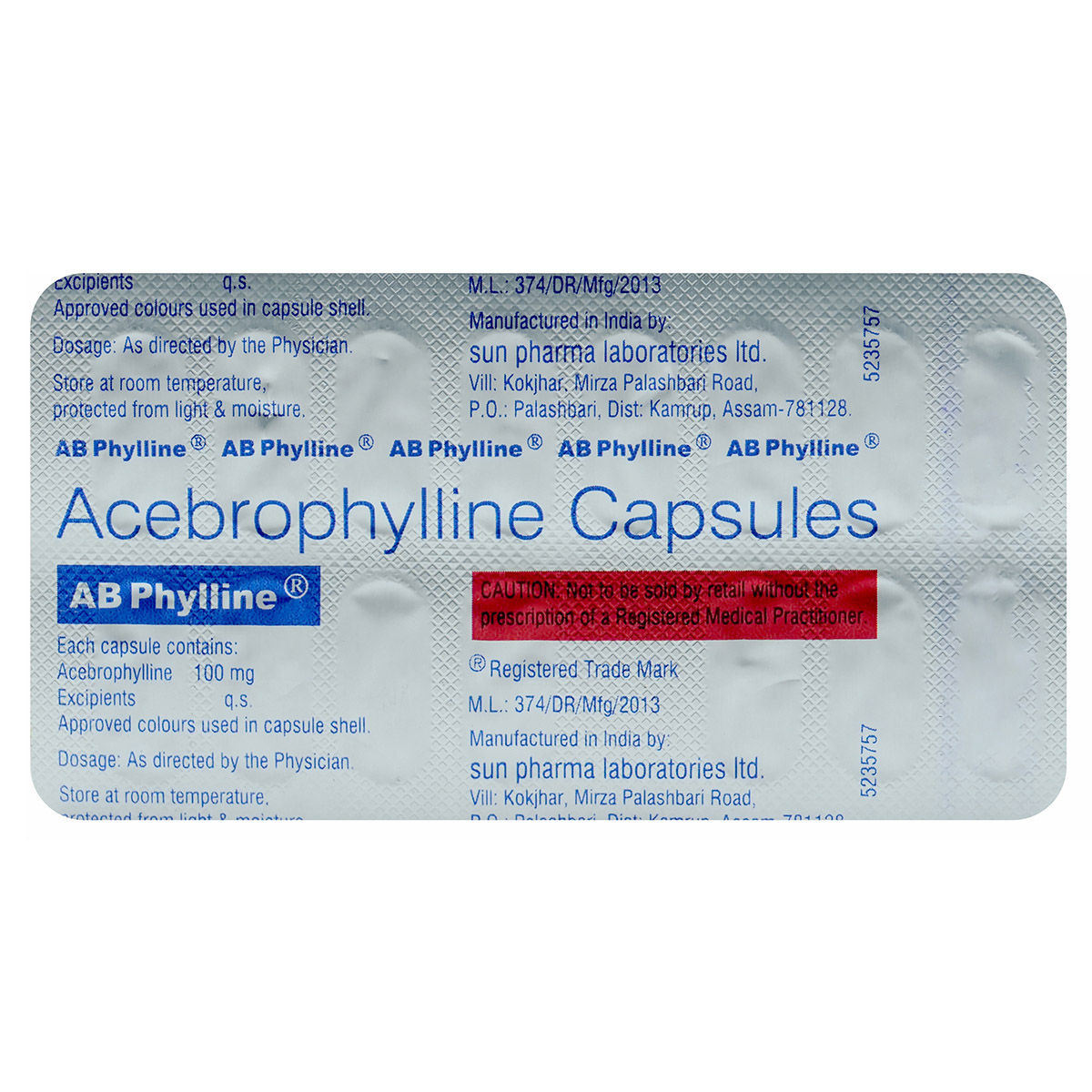 AB Phylline Capsule 15's | Uses, Side Effects, Price | Apollo Pharmacy