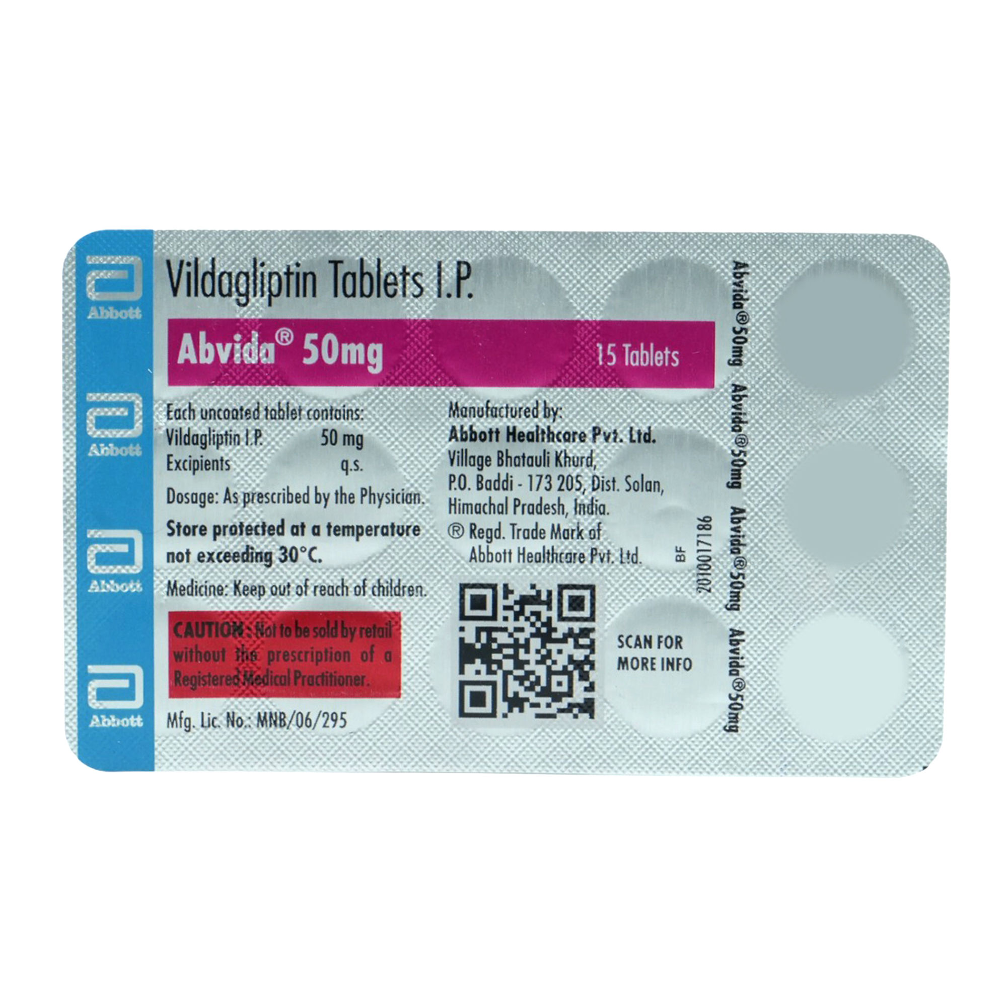 Abvida 50 mg Tablet | Uses, Side Effects, Price | Apollo Pharmacy
