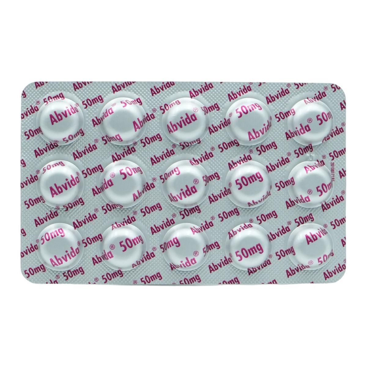 Abvida 50 mg Tablet 15's Price, Uses, Side Effects, Composition ...