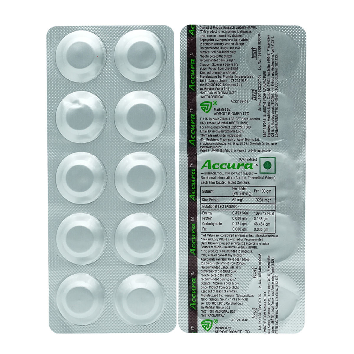 Accura Tablet 10's Price, Uses, Side Effects, Composition - Apollo Pharmacy