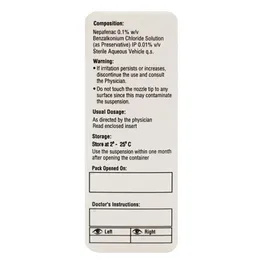 Accunac 0.1% Eye Drop 5 ml | Uses, Side Effects, Price | Apollo Pharmacy