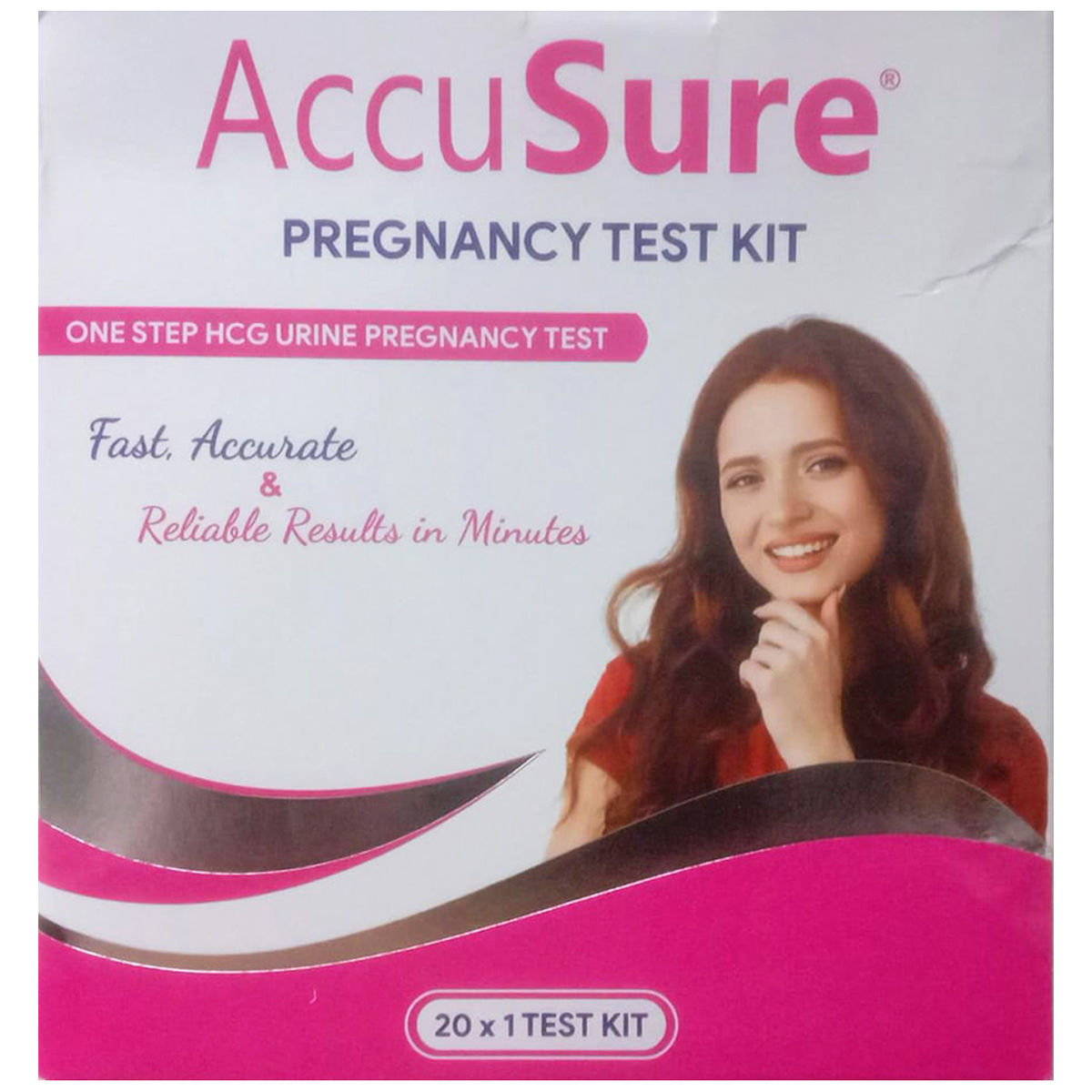 Buy Accusure Pregnancy Test Kit, 1 Count | 19 Minutes Delivery | Apollo ...