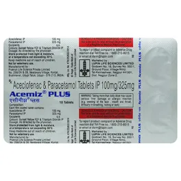 Acemiz Plus Tablet | Uses, Side Effects, Price | Apollo Pharmacy