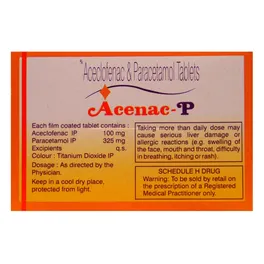Acenac-P Tablet | Uses, Side Effects, Price | Apollo Pharmacy