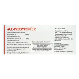 Ace-Proxyvon CR Tablet | Uses, Side Effects, Price | Apollo Pharmacy