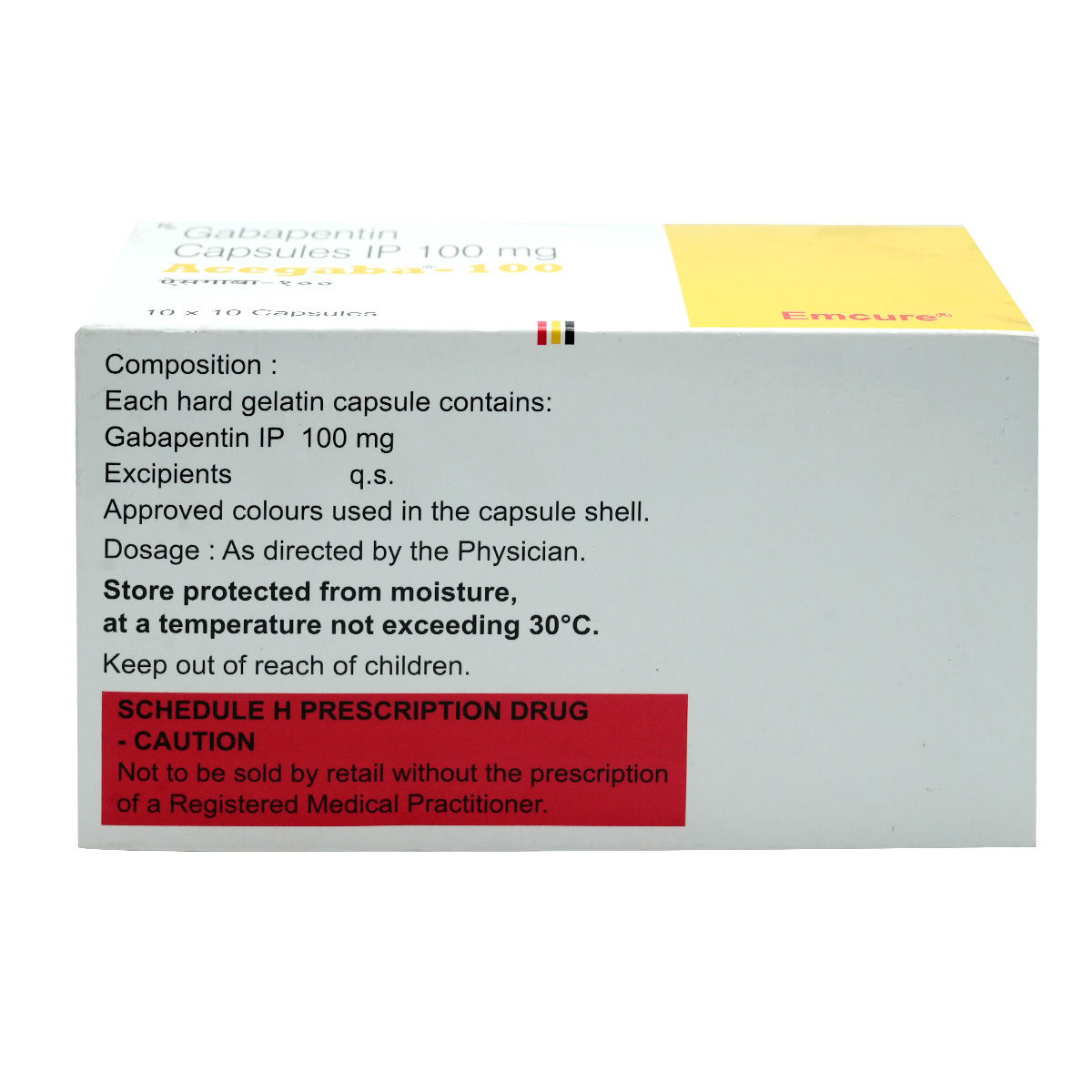 Acegaba-100 Capsule | Uses, Side Effects, Price | Apollo Pharmacy