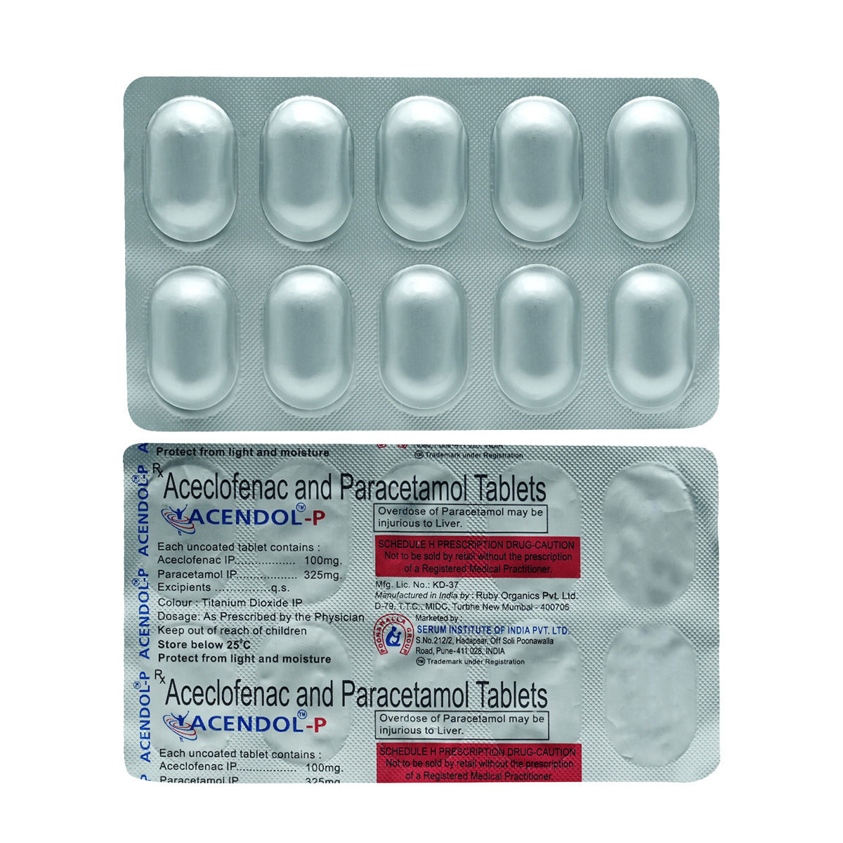 Acendol-P Tablet 10's Price, Uses, Side Effects, Composition - Apollo ...