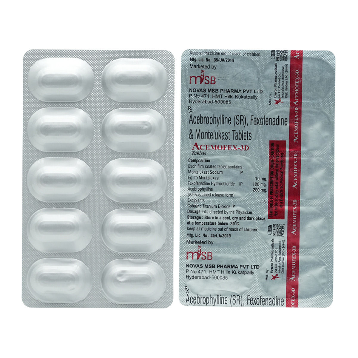 Acemofex-3D Tablet 10's Price, Uses, Side Effects, Composition - Apollo ...