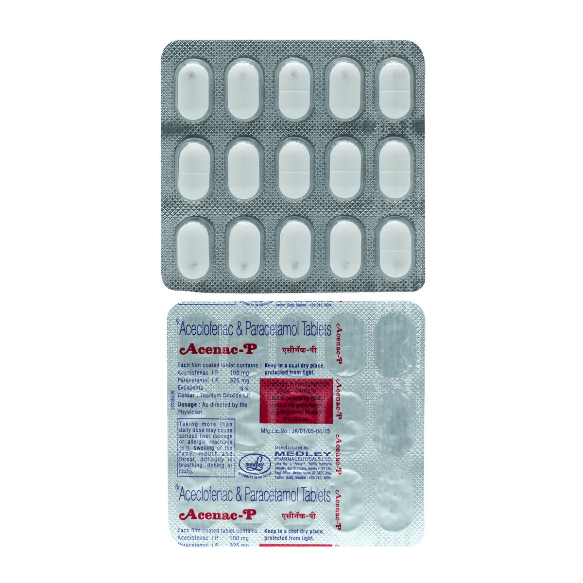 Acenac-P Tablet | Uses, Side Effects, Price | Apollo Pharmacy