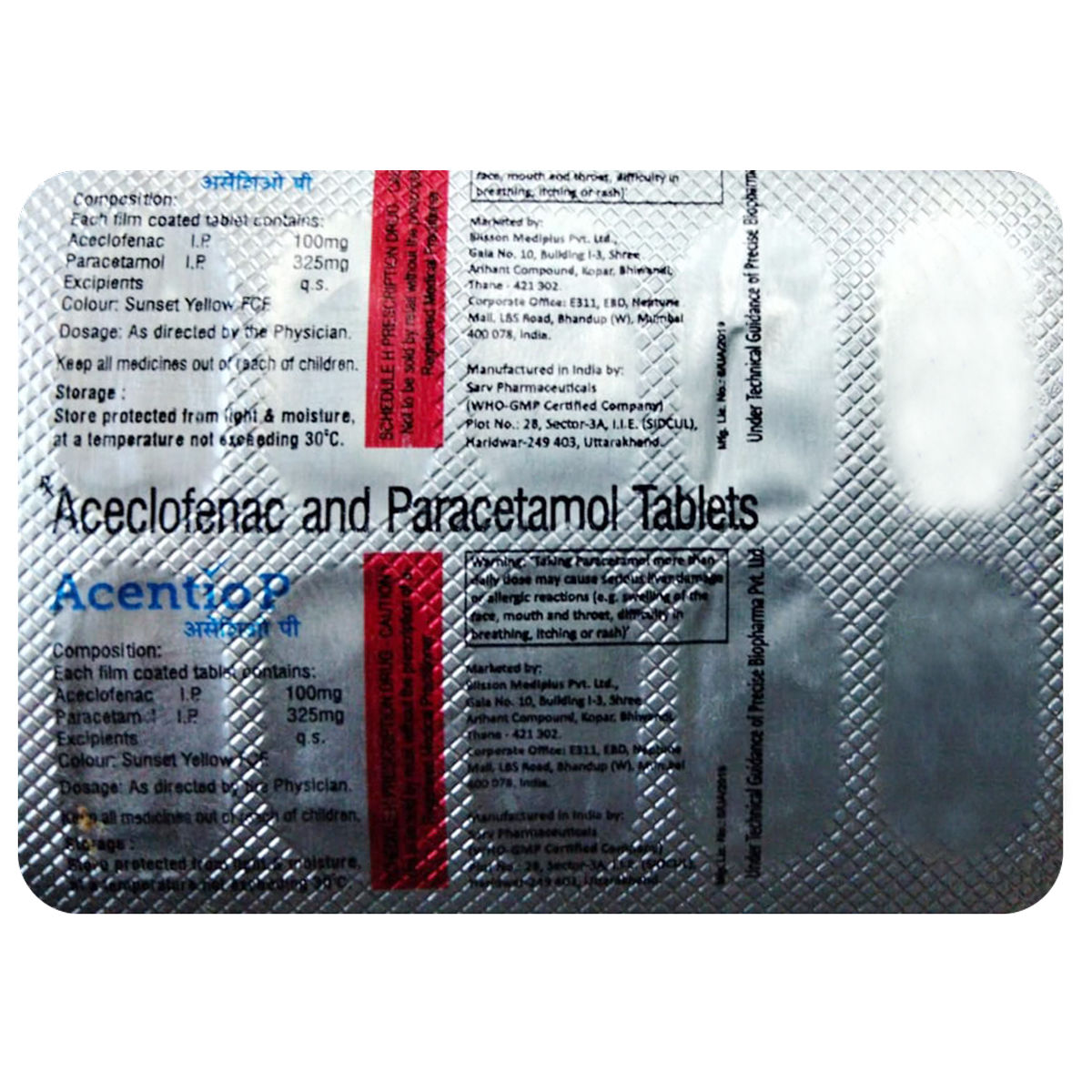 Acentiop Tablet | Uses, Side Effects, Price | Apollo Pharmacy