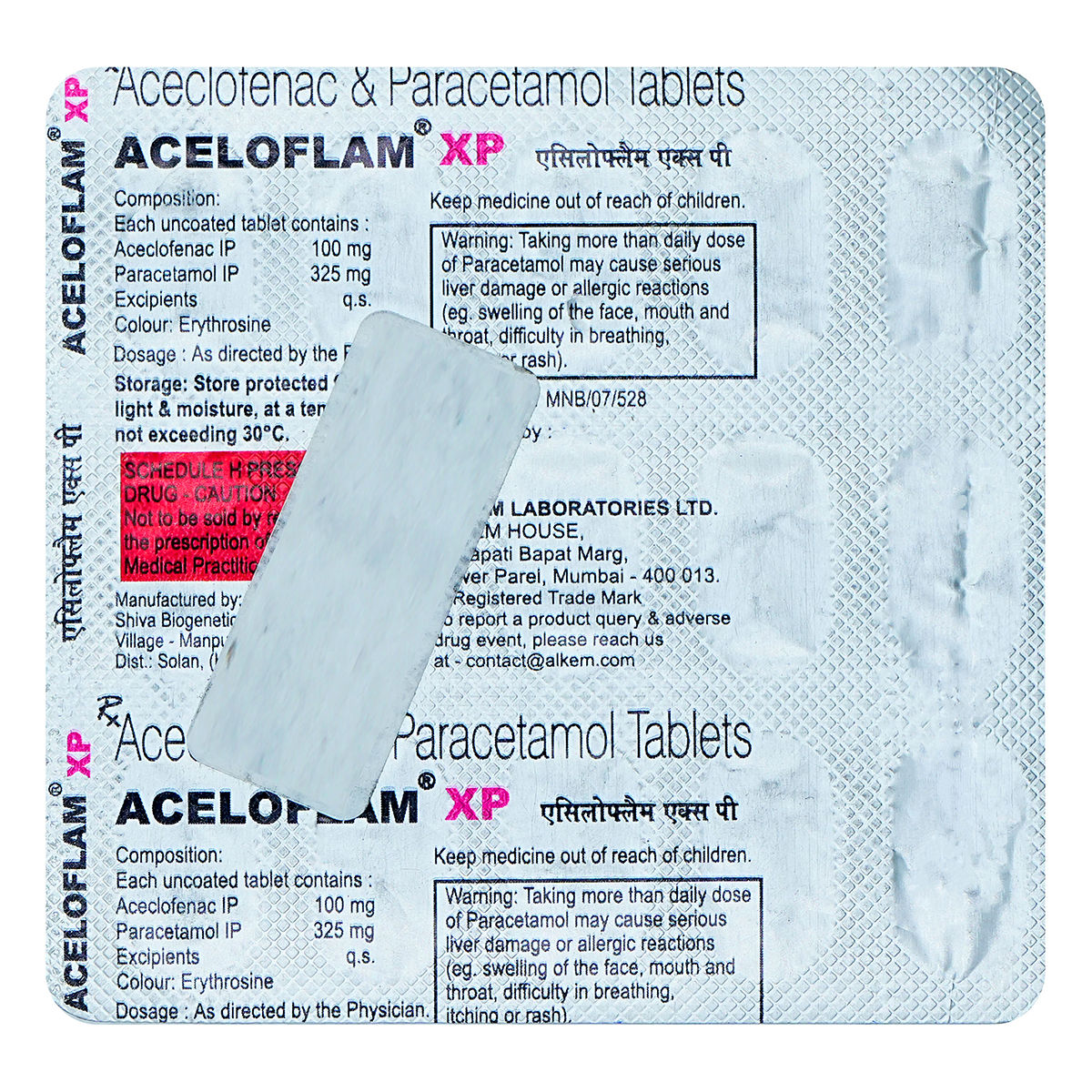 Aceloflam XP Tablet | Uses, Side Effects, Price | Apollo Pharmacy