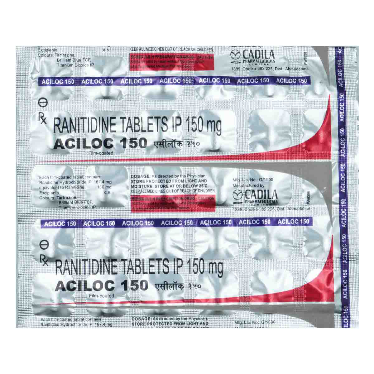 Aciloc 150 Tablet | Uses, Side Effects, Price | Apollo Pharmacy
