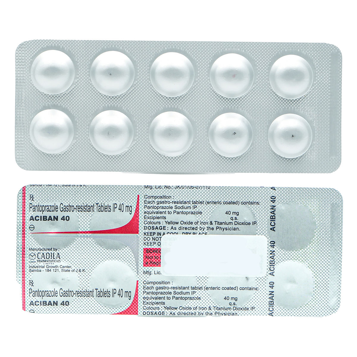 Aciban 40 Tablet | Uses, Side Effects, Price | Apollo Pharmacy