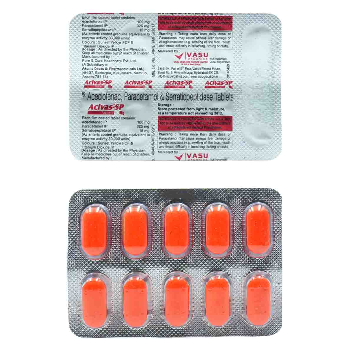 Acivas SP Tablet | Uses, Side Effects, Price | Apollo Pharmacy