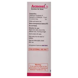 Acnesol Lotion | Uses, Side Effects, Price | Apollo Pharmacy