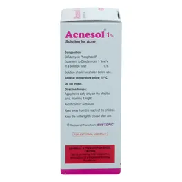 Acnesol Solution | Uses, Side Effects, Price | Apollo Pharmacy