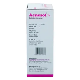 Acnesol Solution | Uses, Side Effects, Price | Apollo Pharmacy