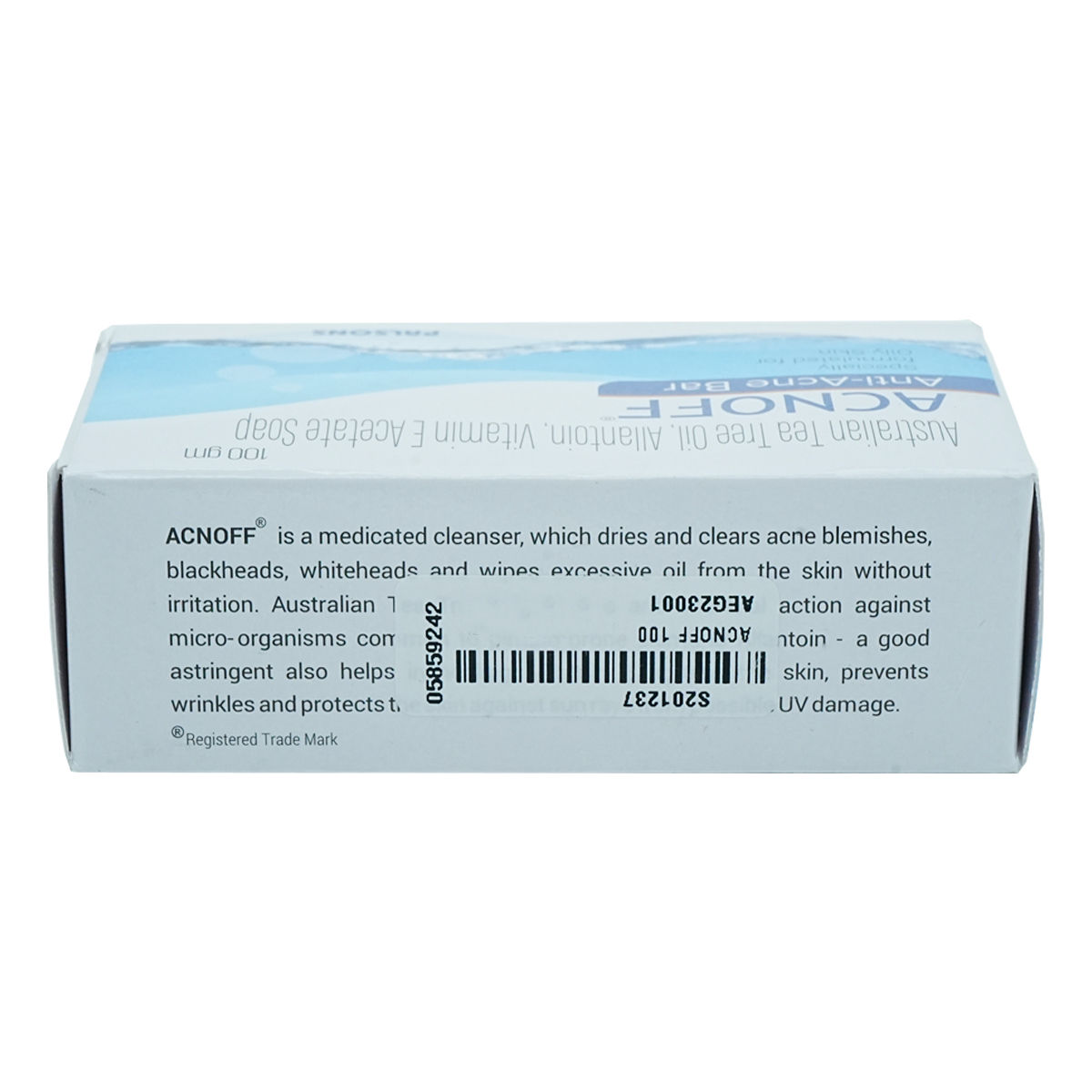 Acnoff Anti Acne Bar 100 gm Price, Uses, Side Effects, Composition ...