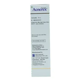 Acnerex Face Wash 75 ml | Uses, Side Effects, Price | Apollo Pharmacy