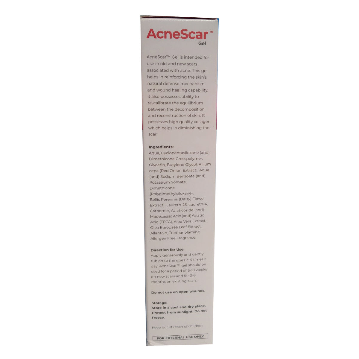 ACNESCAR GEL 15GM Price, Uses, Side Effects, Composition - Apollo Pharmacy