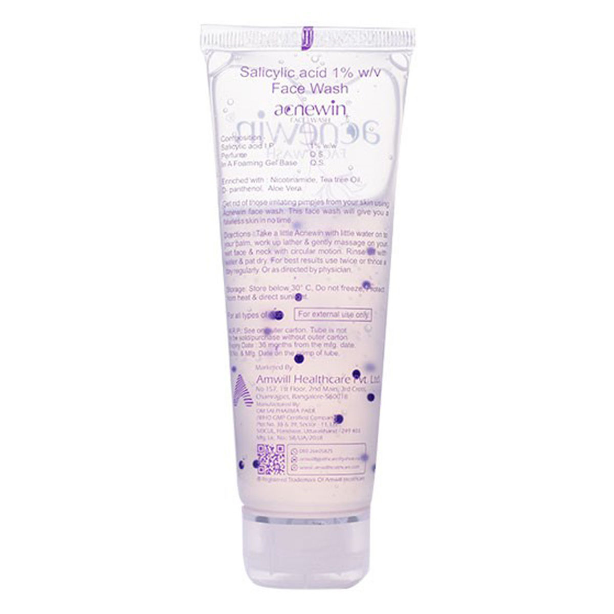 Acnewin Plus 1% Face Wash 70 gm Price, Uses, Side Effects, Composition ...