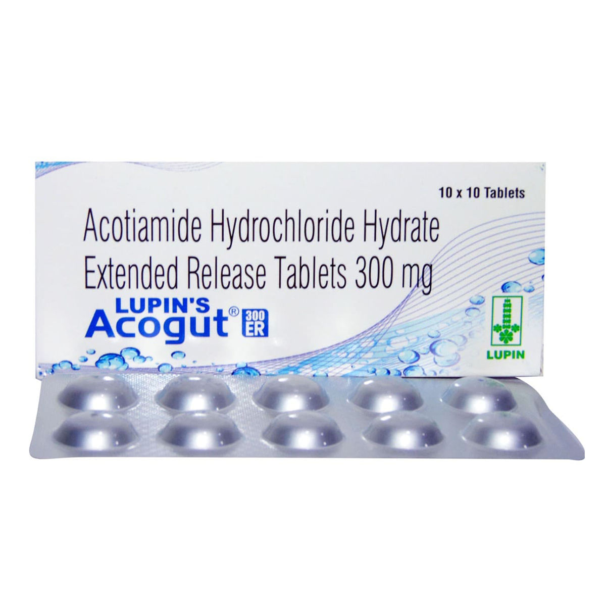 Acogut 300 ER Tablet 10's Price, Uses, Side Effects, Composition ...