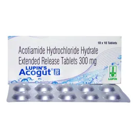 Acogut 300 ER Tablet | Uses, Side Effects, Price | Apollo Pharmacy