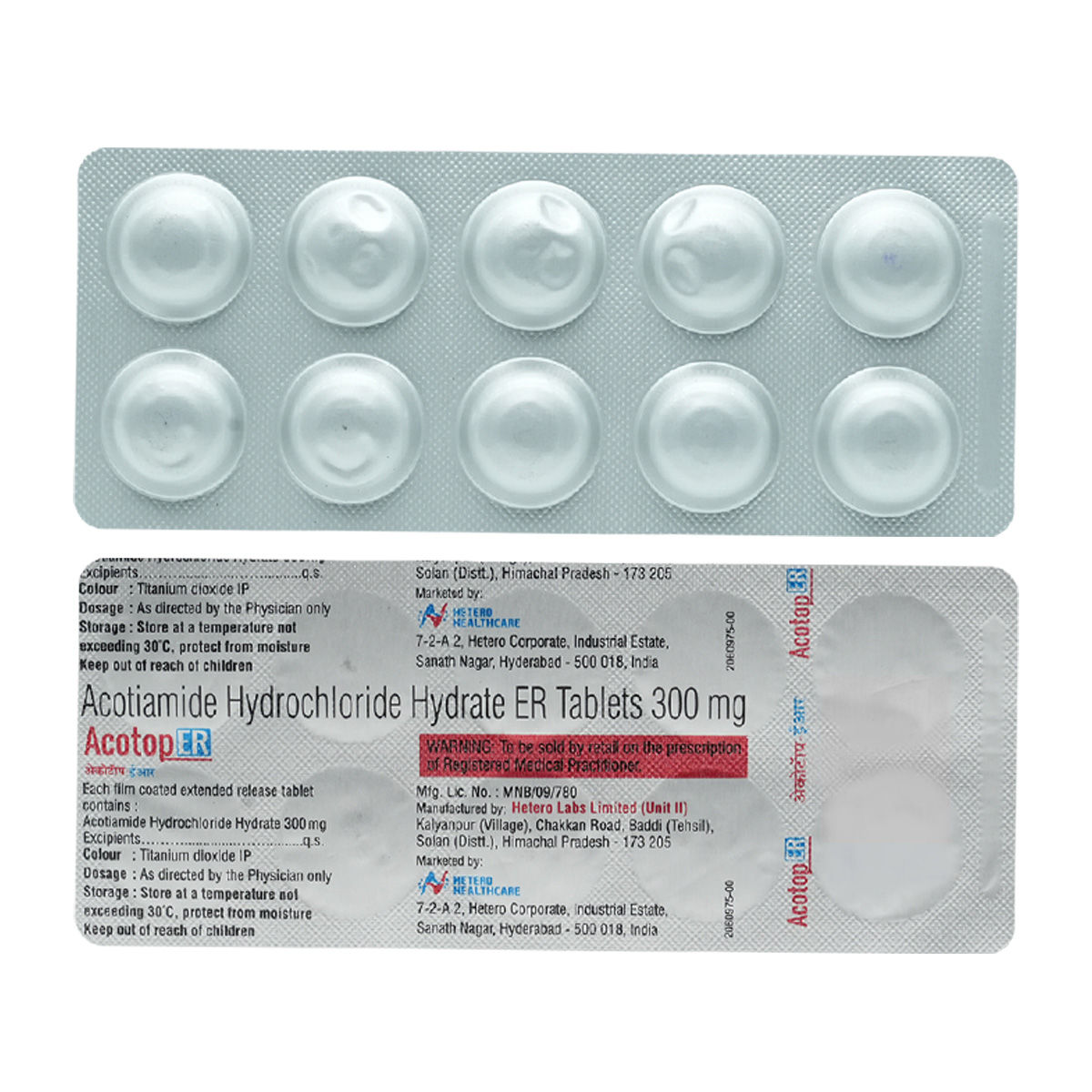 ACOTOP ER 300 TABLETS 10'S Price, Uses, Side Effects, Composition ...