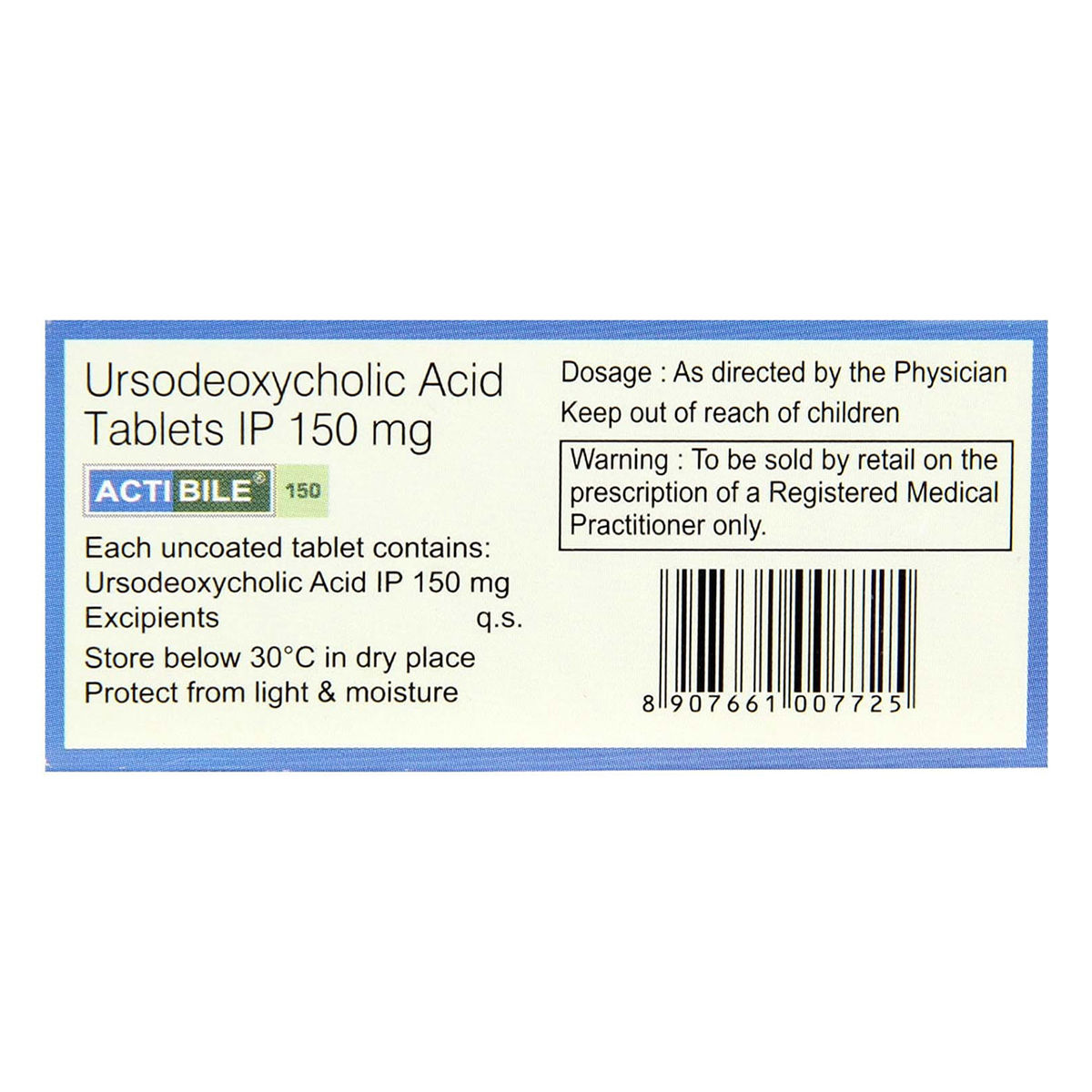 Actibile 150 Tablet 10's Price, Uses, Side Effects, Composition ...