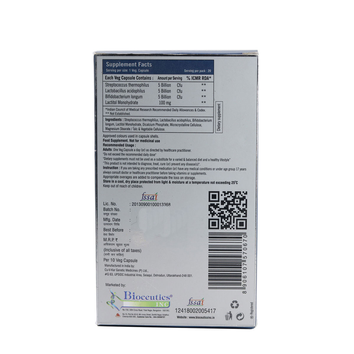 Actiflora 15B Capsule 10's Price, Uses, Side Effects, Composition ...