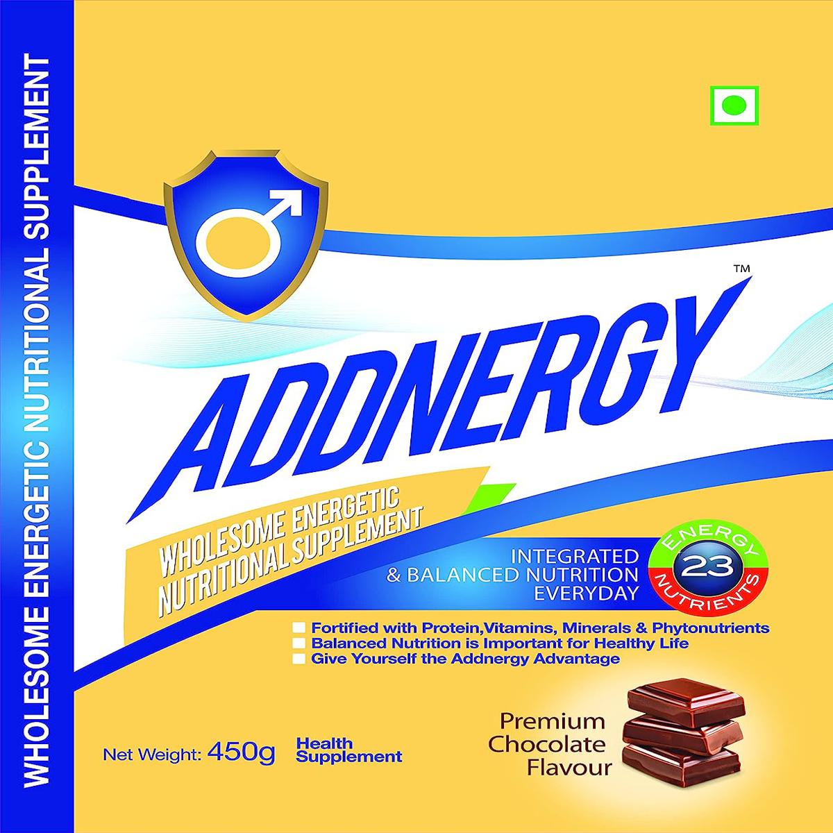 Addnergy 450Gm Chocolate Flav Powder | Uses, Side Effects, Price ...