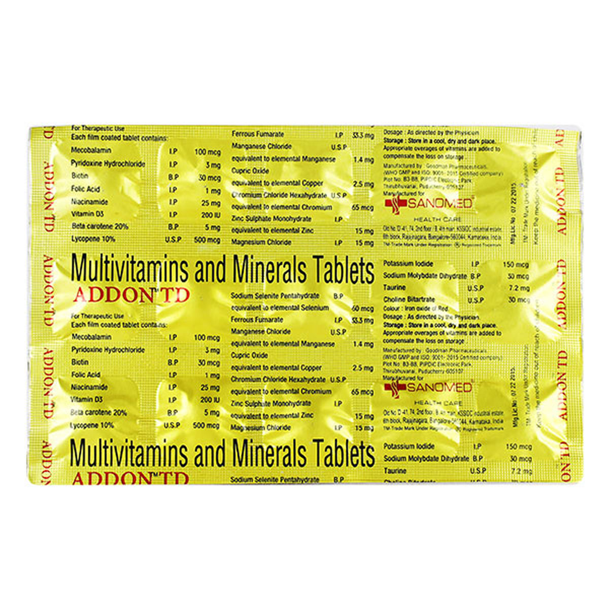 Addon Td Tab | Uses, Side Effects, Price | Apollo Pharmacy