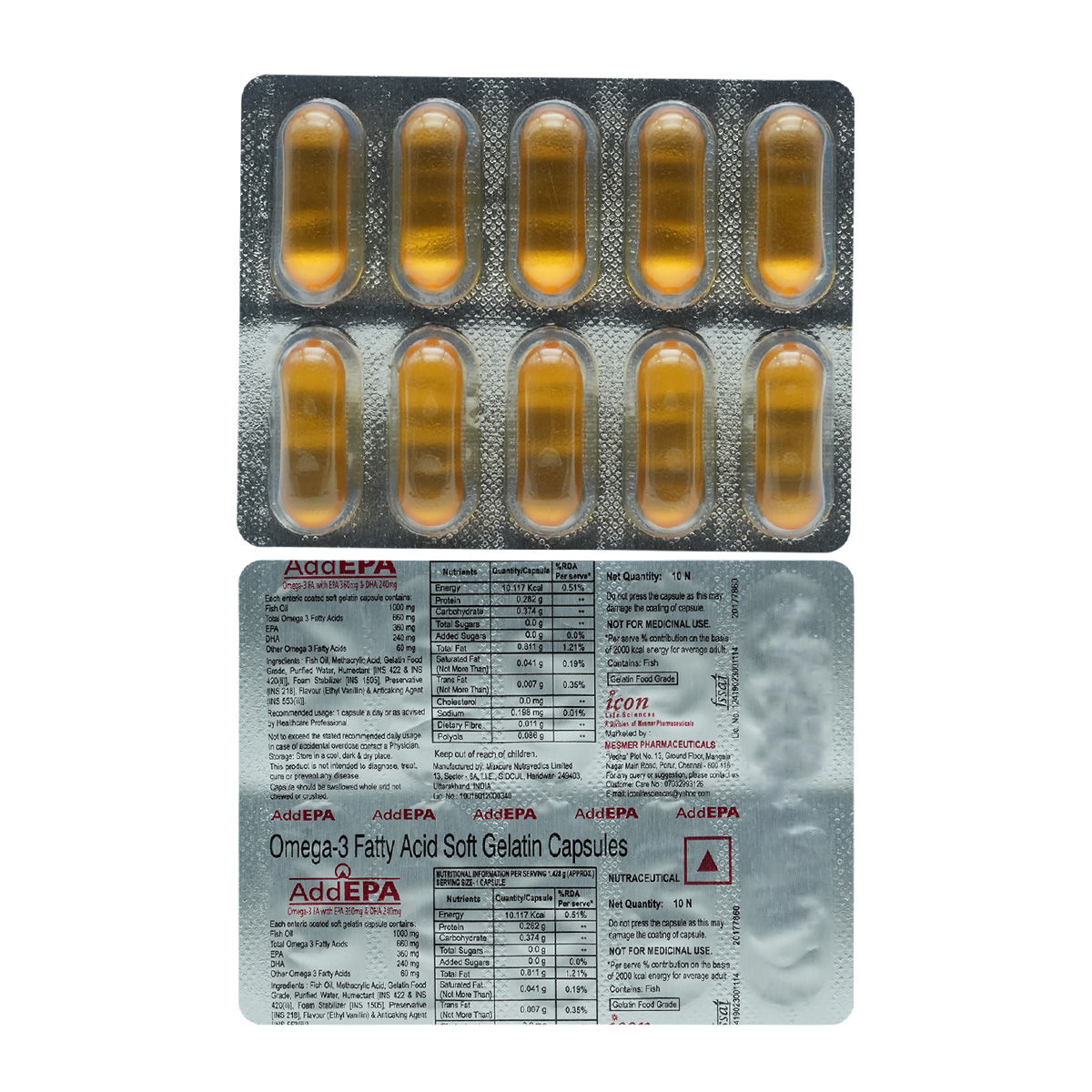 Addepa Softgel Capsule 10's Price, Uses, Side Effects, Composition ...