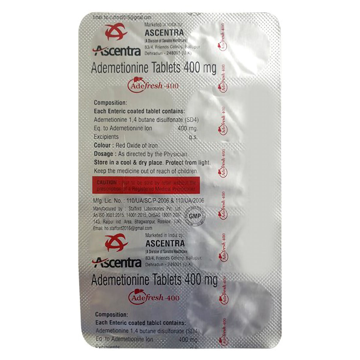 Adefresh-400 Tablet | Uses, Side Effects, Price | Apollo Pharmacy
