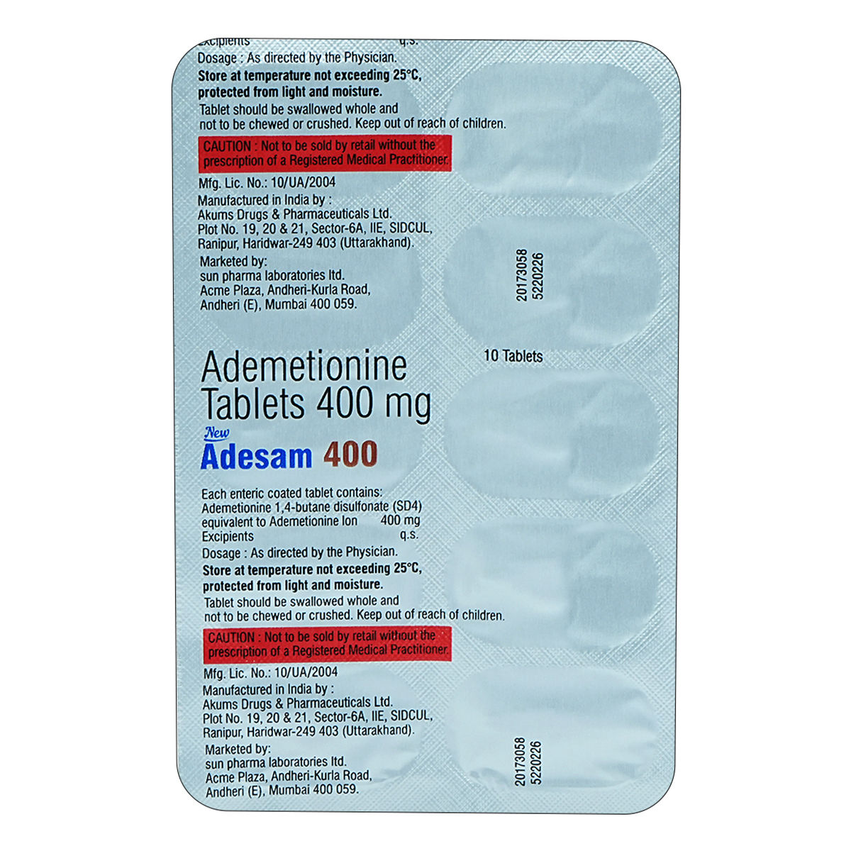 Adesam 400 New Tablet | Uses, Side Effects, Price | Apollo Pharmacy