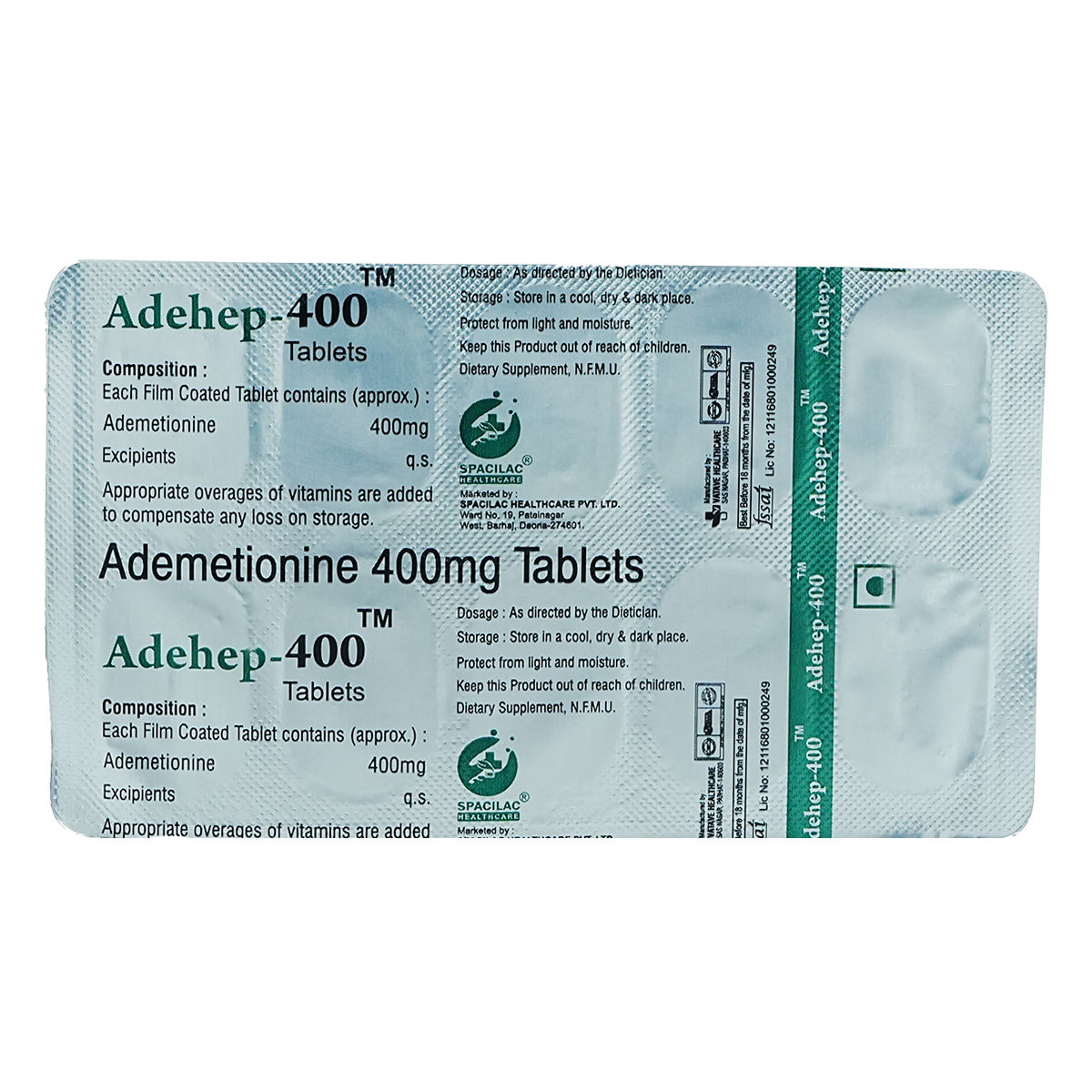Adehep-400 Tablet 10's Price, Uses, Side Effects, Composition - Apollo ...