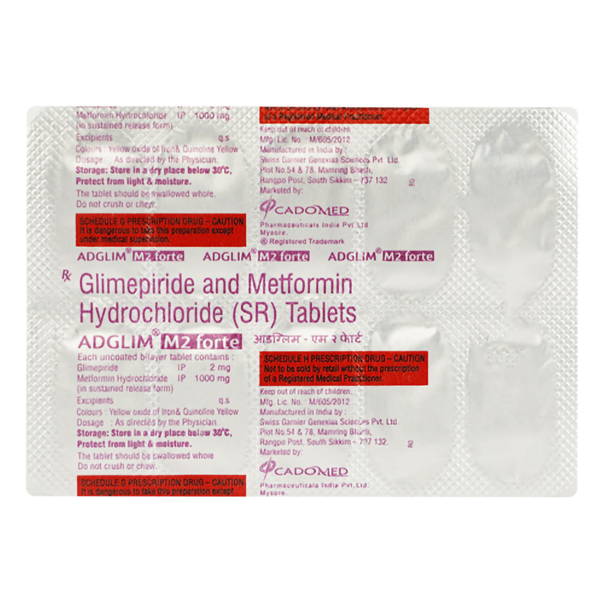Adglim M2 Forte Tablet | Uses, Side Effects, Price | Apollo Pharmacy
