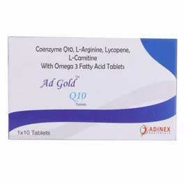 AD-Gold Q10 Tablet | Uses, Side Effects, Price | Apollo Pharmacy