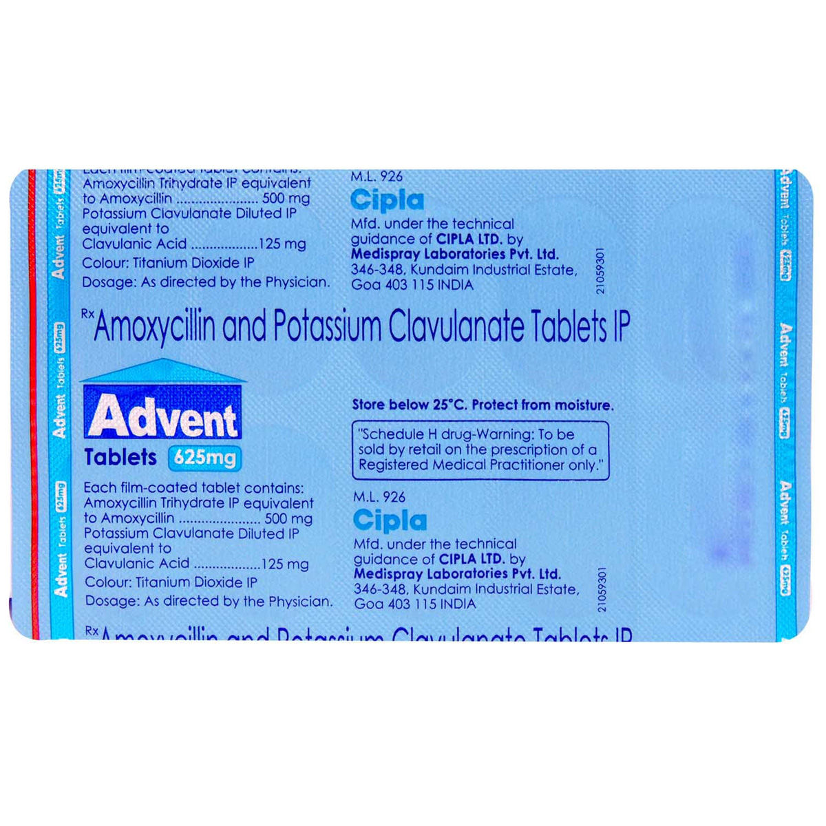 Advent Tablet 10's Price, Uses, Side Effects, Composition - Apollo Pharmacy