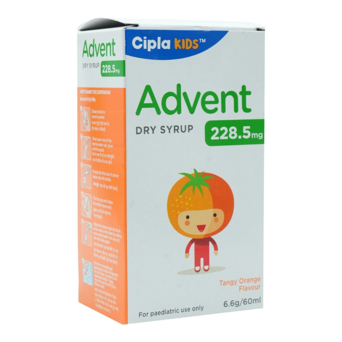 Advent 228.5mg Syrup 60 ml Price, Uses, Side Effects, Composition ...