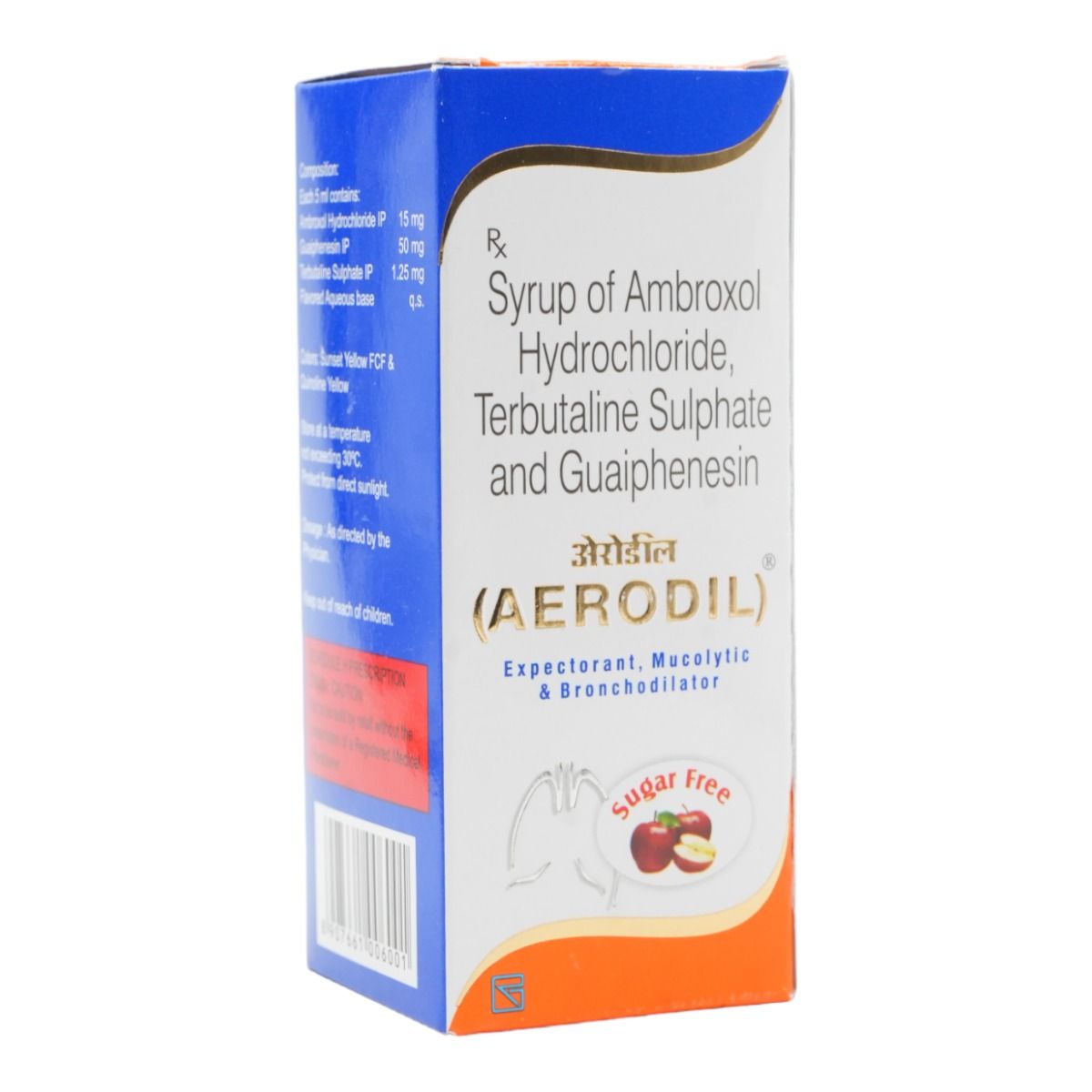 Aerodil Sugar Free Syrup | Uses, Side Effects, Price | Apollo Pharmacy