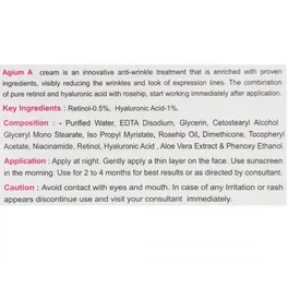 Buy Agium-A Age Defying Cream | 19 Minutes Delivery | Apollo Pharmacy