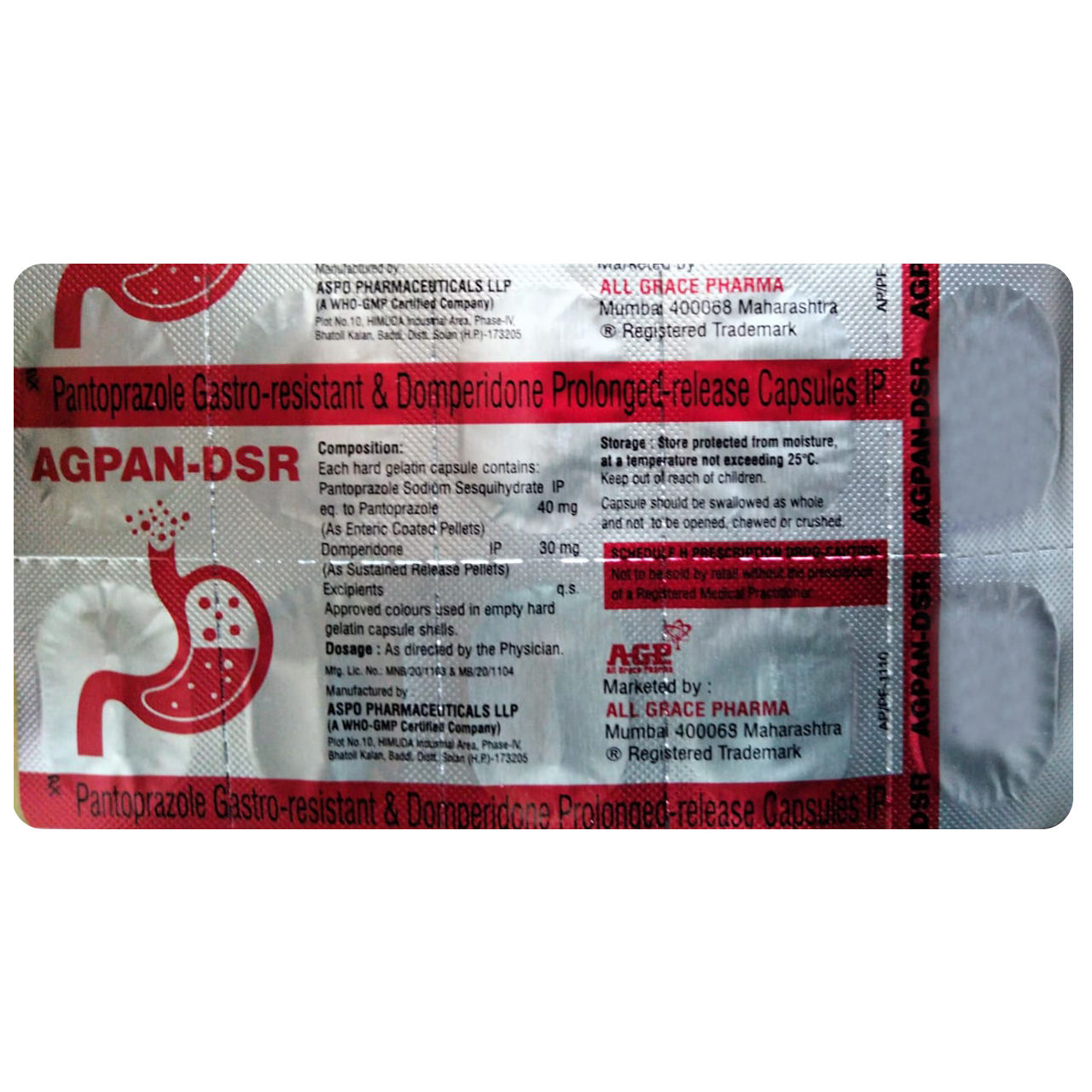 Agpan-DSR Capsule | Uses, Side Effects, Price | Apollo Pharmacy