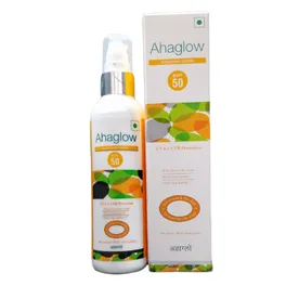 Ahaglow SPF 50 Sunscreen Lotion | Uses, Side Effects, Price | Apollo ...
